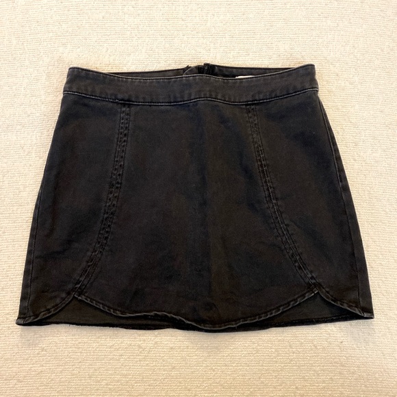 PacSun | Skirts | Pacsun Black Denim Mini Skirt | Poshmark